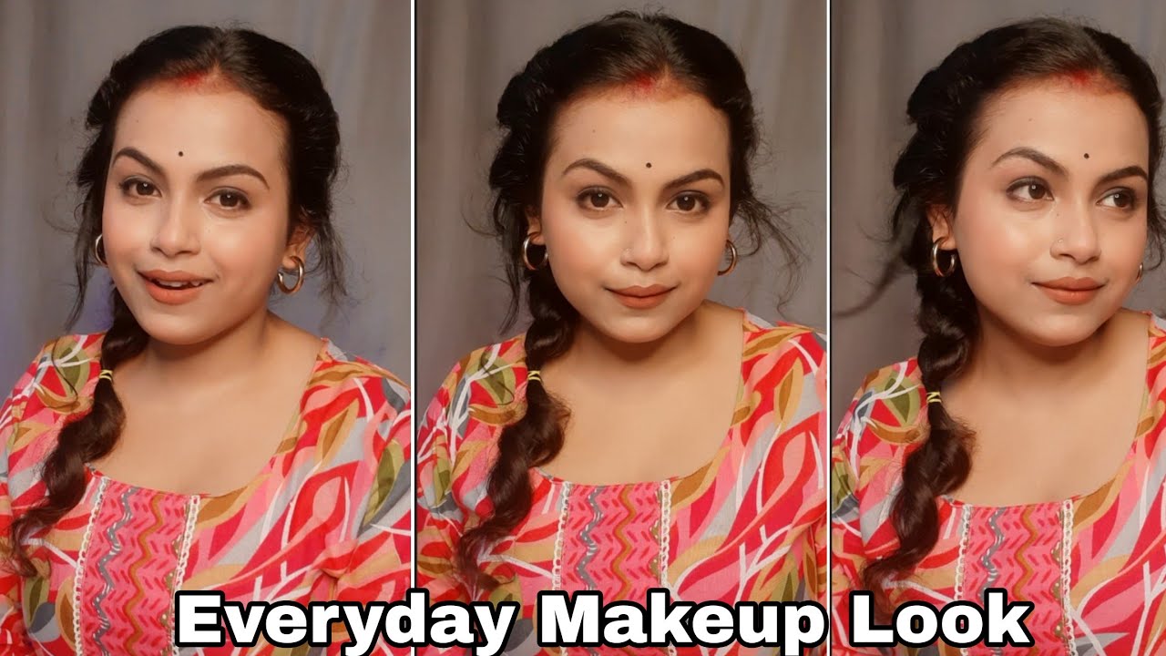 Natural Makeup Tutorials Indian Skin || Everyday Full Face Makeup Tutorials || Rima Roy - YouTube