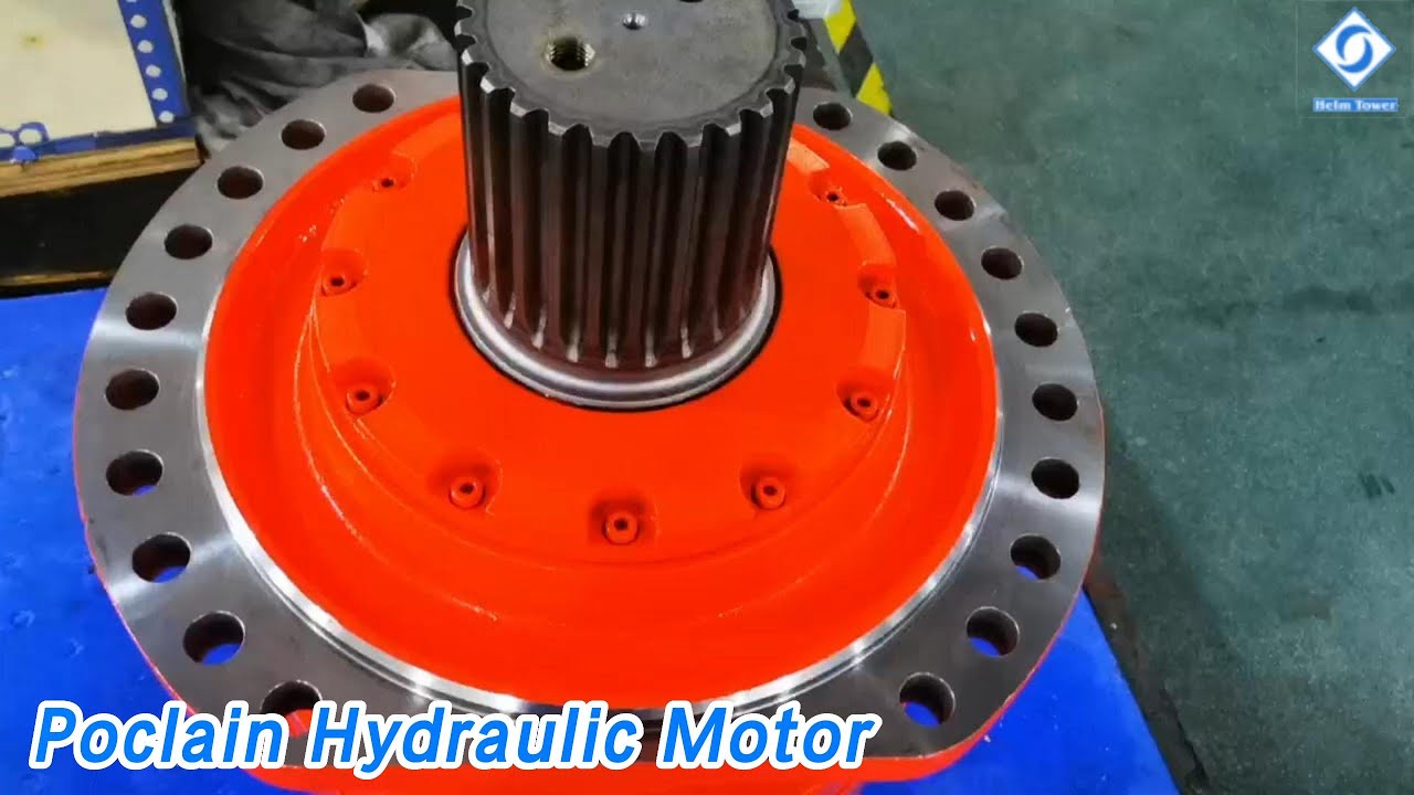 High Torque Poclain Hydraulic Motor Smooth Running Radial Piston Type ...