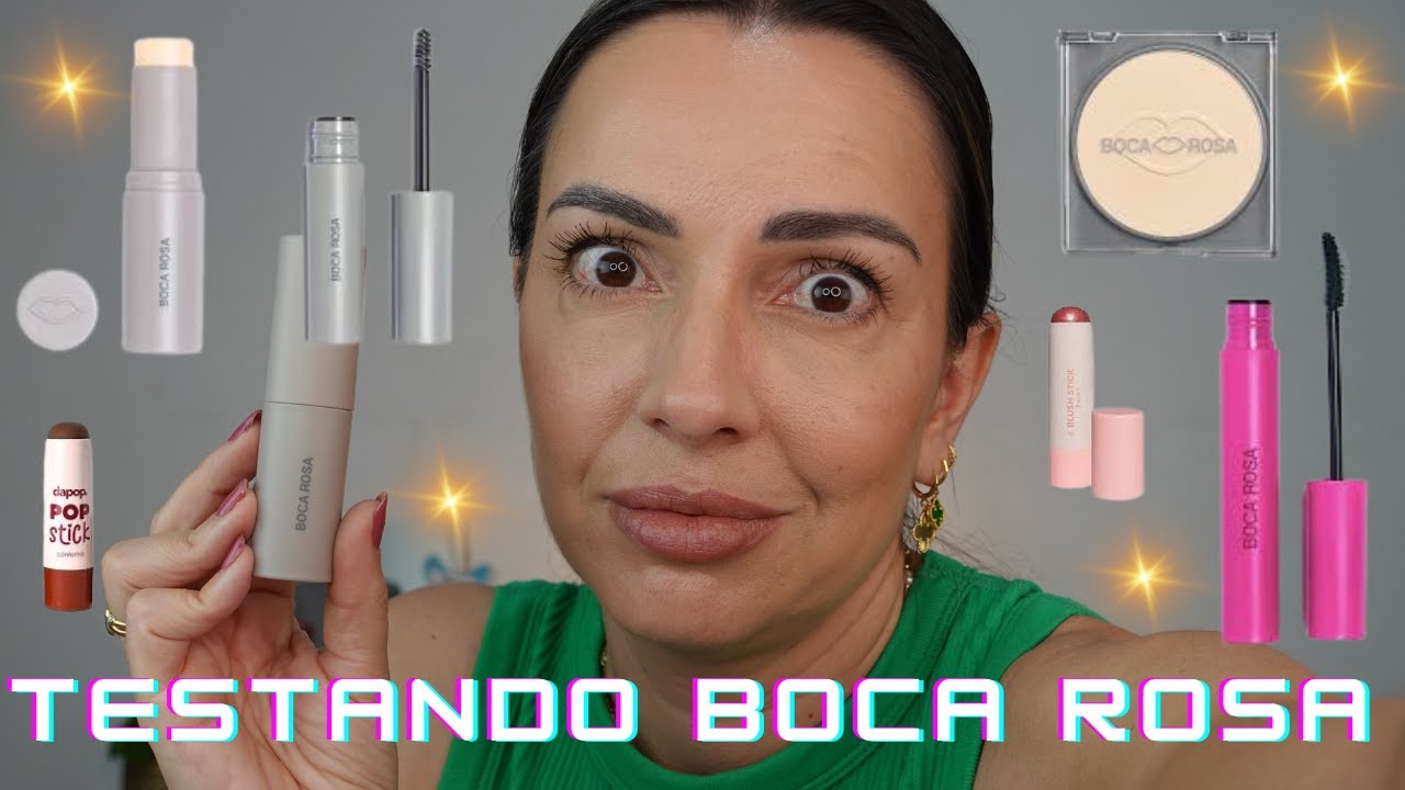 TESTANDO BOCA ROSA - usei o dia inteiro - YouTube
