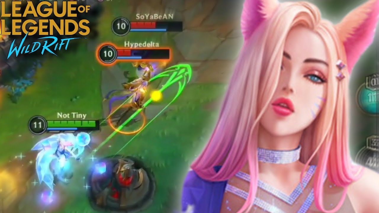 KDA AHRI MID GAMEPLAY 15 KILLS - Wild Rift - YouTube