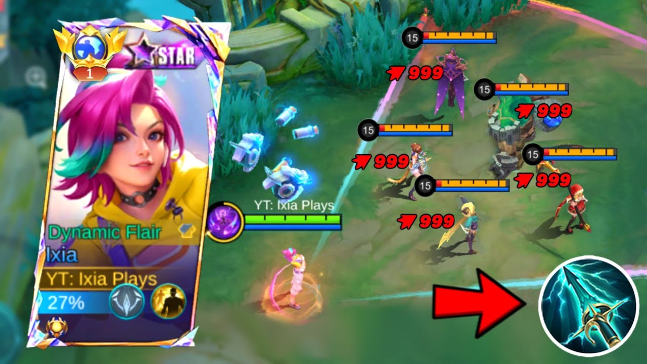 TOP GLOBAL IXIA BEST BUILD AND EMBLEM 2025 - (Insane Damage!😱) - IXIA ...