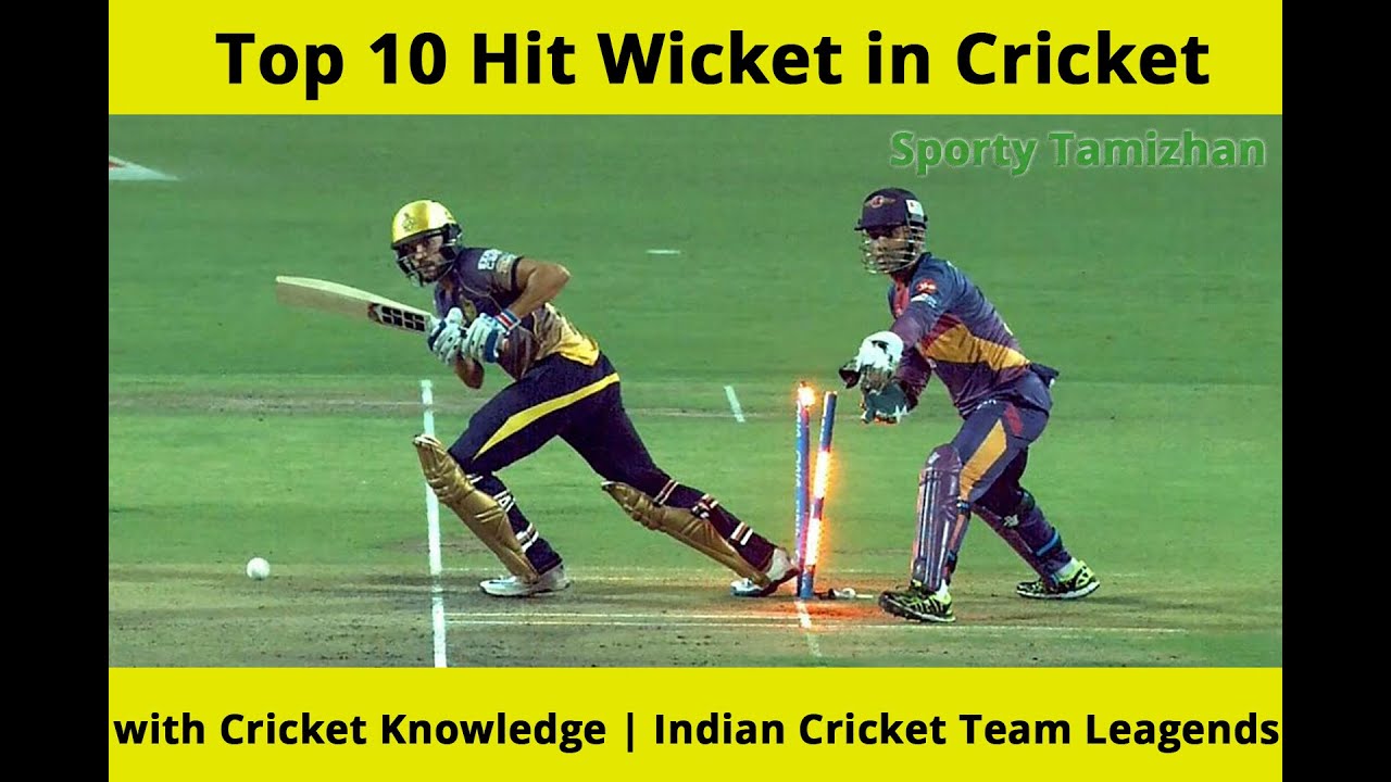 Top 10 Hit Wickets with Cricket Knowledge | Legends of Indian Cricket ...