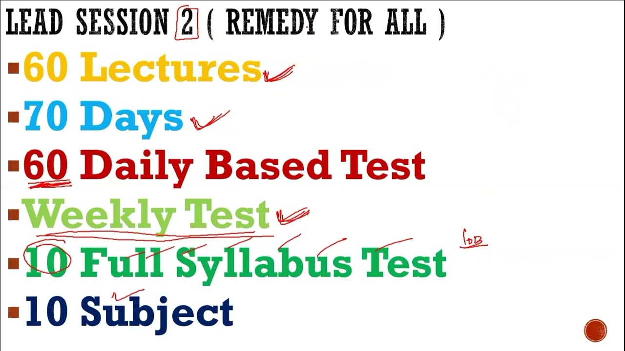 Educators Jobs Syllabus Test Preparation | 2nd Lead Session Details ...