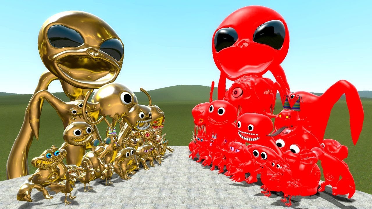 GOLDEN GARTEN OF BANBAN FAMILY VS RUBY GARTEN OF BANBAN FAMILY In Garry ...