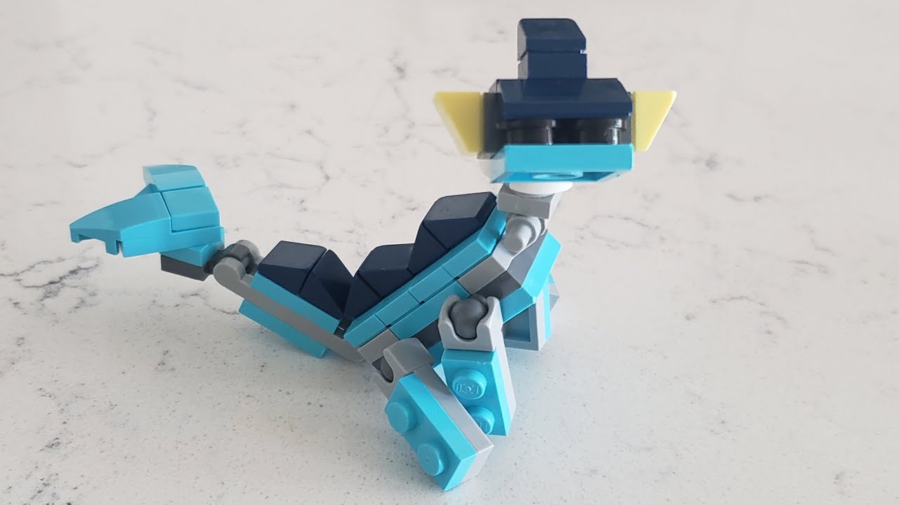 How to make a Lego Vaporeon. By Cowboy noi noi. - YouTube