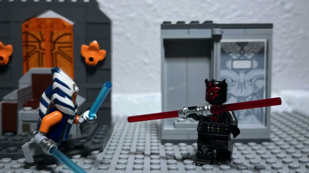 Ashoka Vs Darth Maul Lego Star Wars Stop Motion Youtube