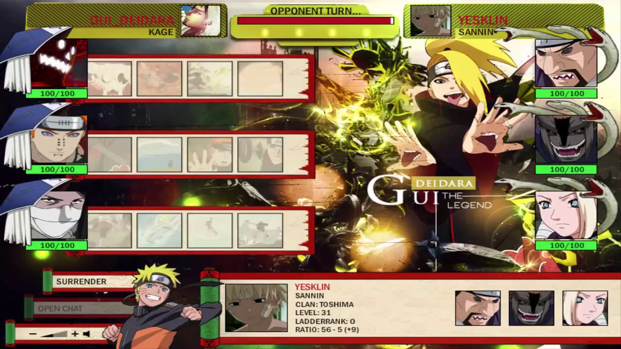 Naruto Arena: Gui_deidara vs GustavoTX | Back to the old times - YouTube