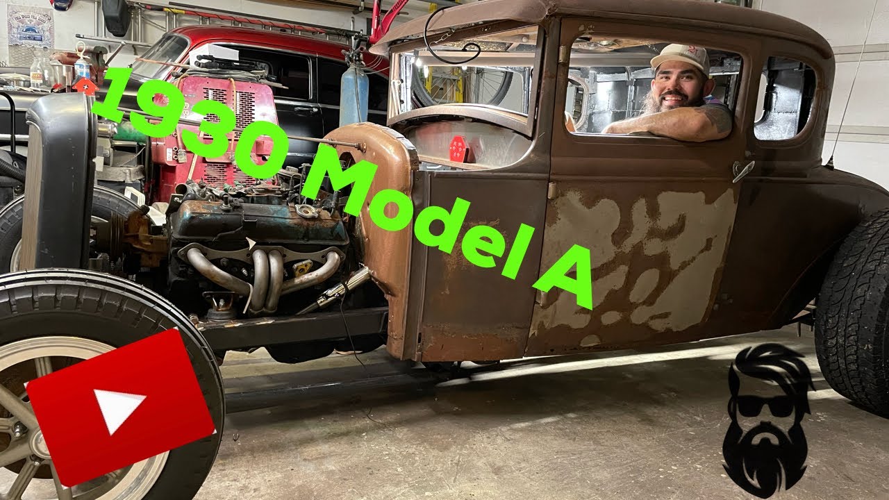 FIREWALL support FAB on the 1930 Ford Model A Coupe HOTROD - YouTube