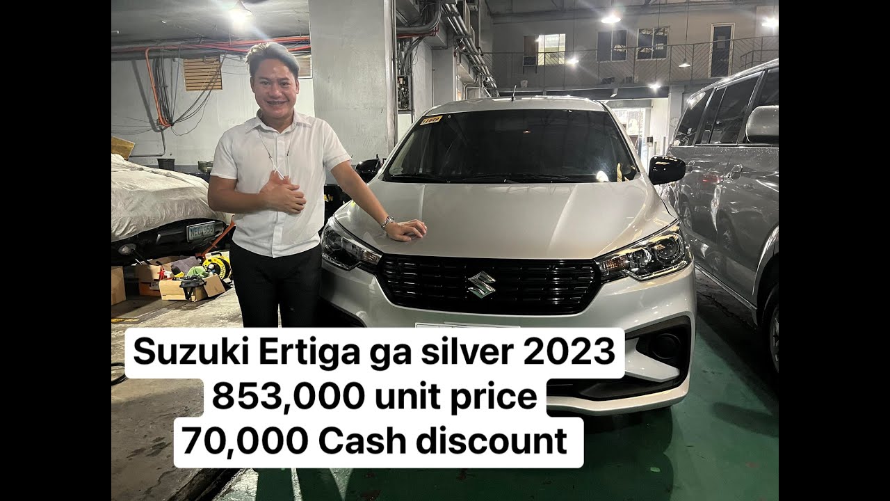 All new Suzuki ertiga ga manual 2023 model silver color. # ...