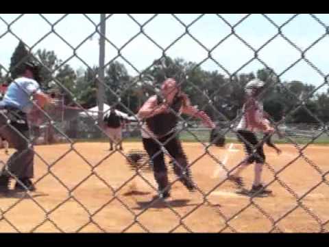 KayCee Miller Softball Catcher - Omaha 2010 - YouTube
