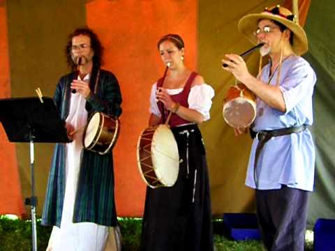 Pipe and Tabor ensemble - Pastime With Good Company - YouTube