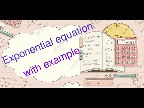 How to solve Exponential Equations(4 type of equation) - YouTube