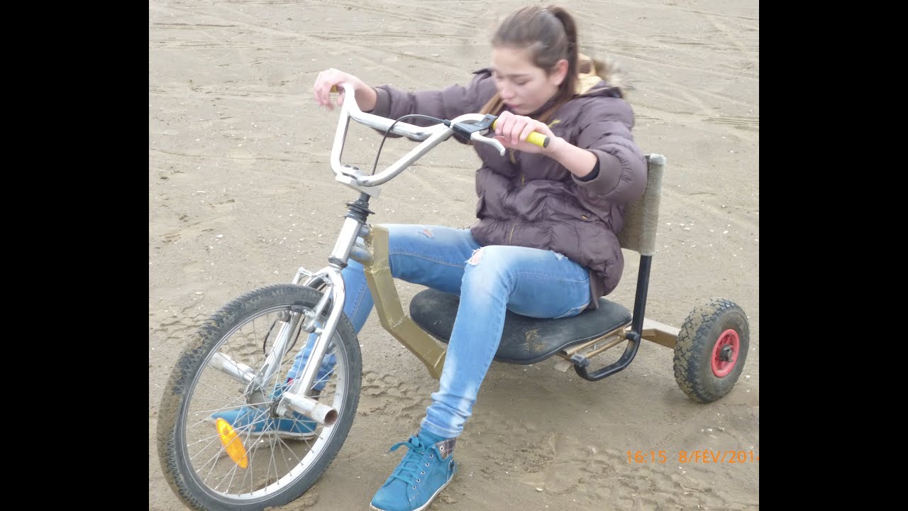 drift trike kite - YouTube