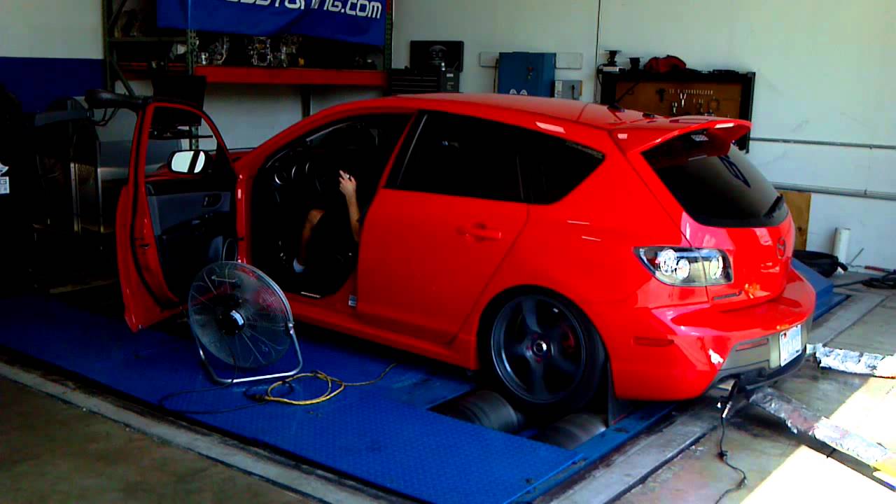 Mazdaspeed 3 w/ BNR S3 DYNO @ COBB Plano - YouTube