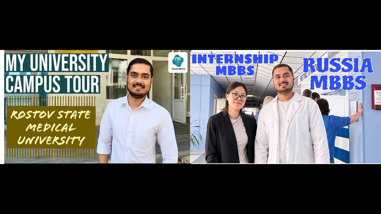 LIVE- MY UNIVERSITY CAMPUS TOUR & MBBS RUSSIA INTERNSHIP - YouTube