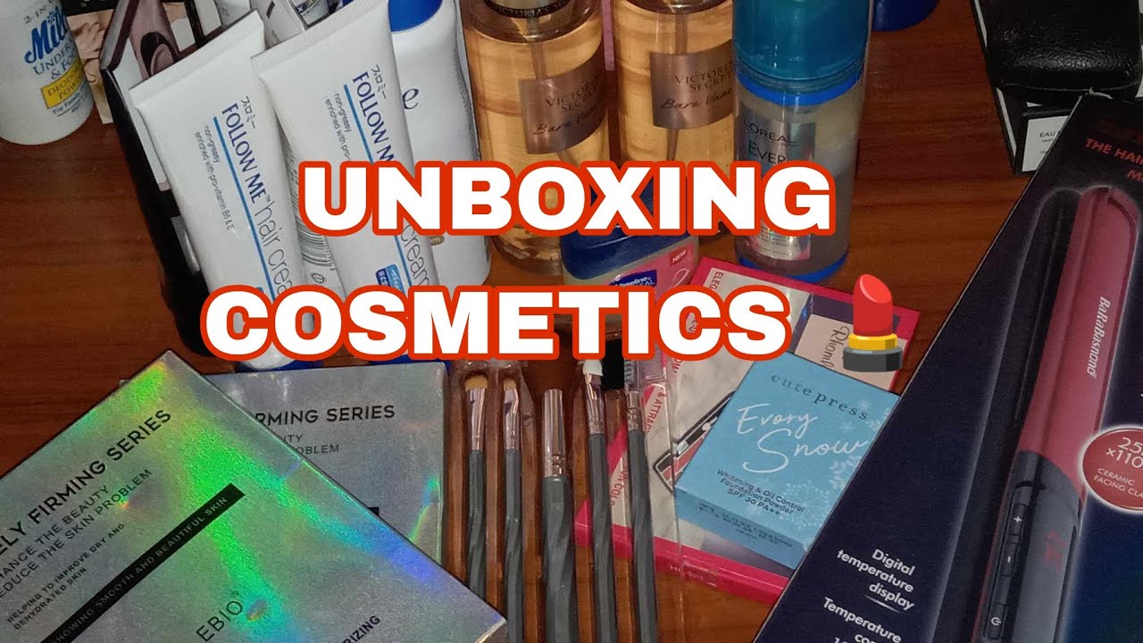 Unboxing Cosmetics 💄 - YouTube