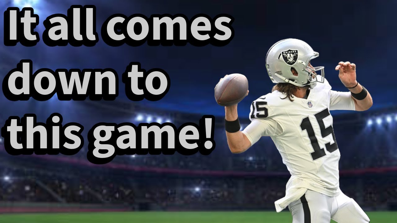 The Raiders' quarterback battle comes down to the Cowboys game - YouTube