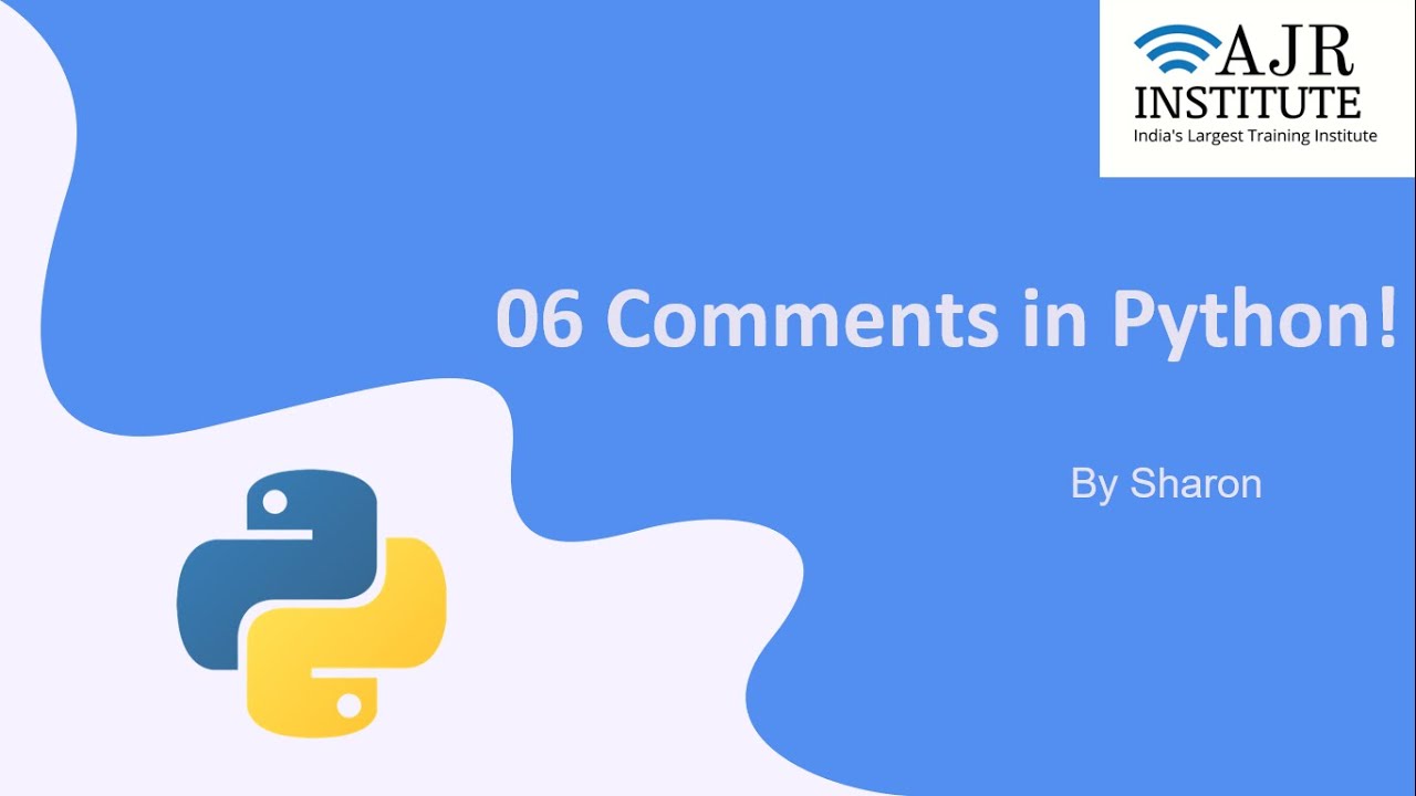 #6 Comments in Python! - YouTube