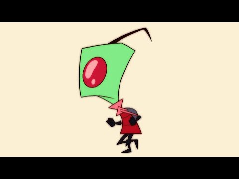 Invader Zim Run Cycle (animation test) - YouTube