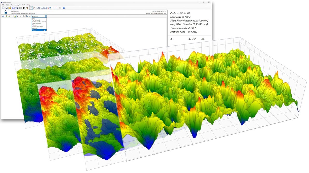 Profile and Surface Display Types - 60 Second Surface Analysis - YouTube