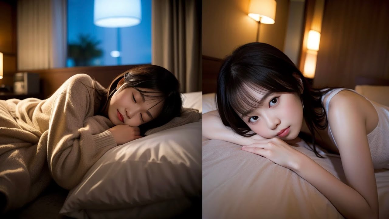 AI美女と睡眠Bgm / AI girl and sleep BGm - YouTube
