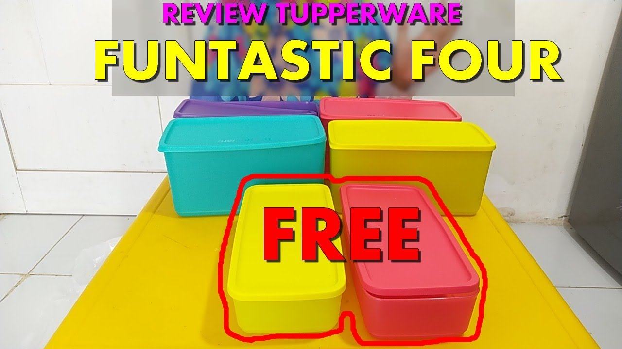 Tupperware Funtastic Four Free Pak n Stor - Promo Tupperware Juni 2020 ...