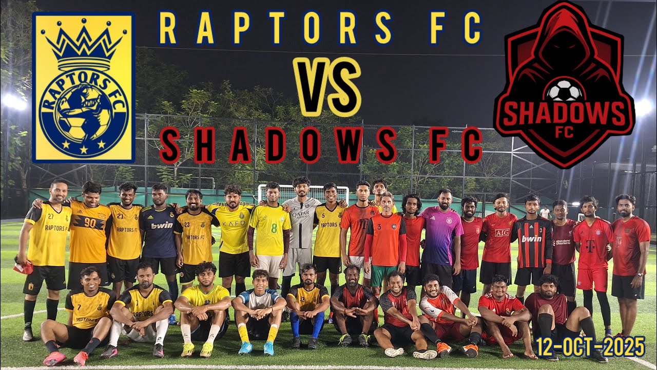 Raptors FC vs Shadows FC - 12-Oct-2025 - Game 7 - YouTube