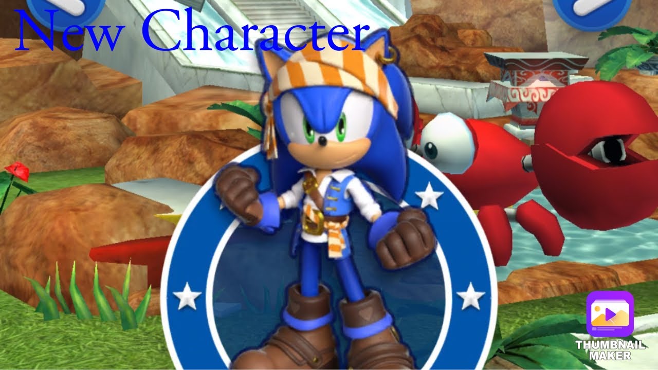 Sonic Dash Pirate Sonic new character - YouTube
