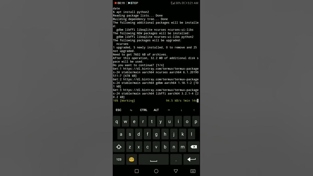 All Commands Pkg Install Python2 Dev Python2 Git Y Apt Install Python2 Apt Install Git 2670
