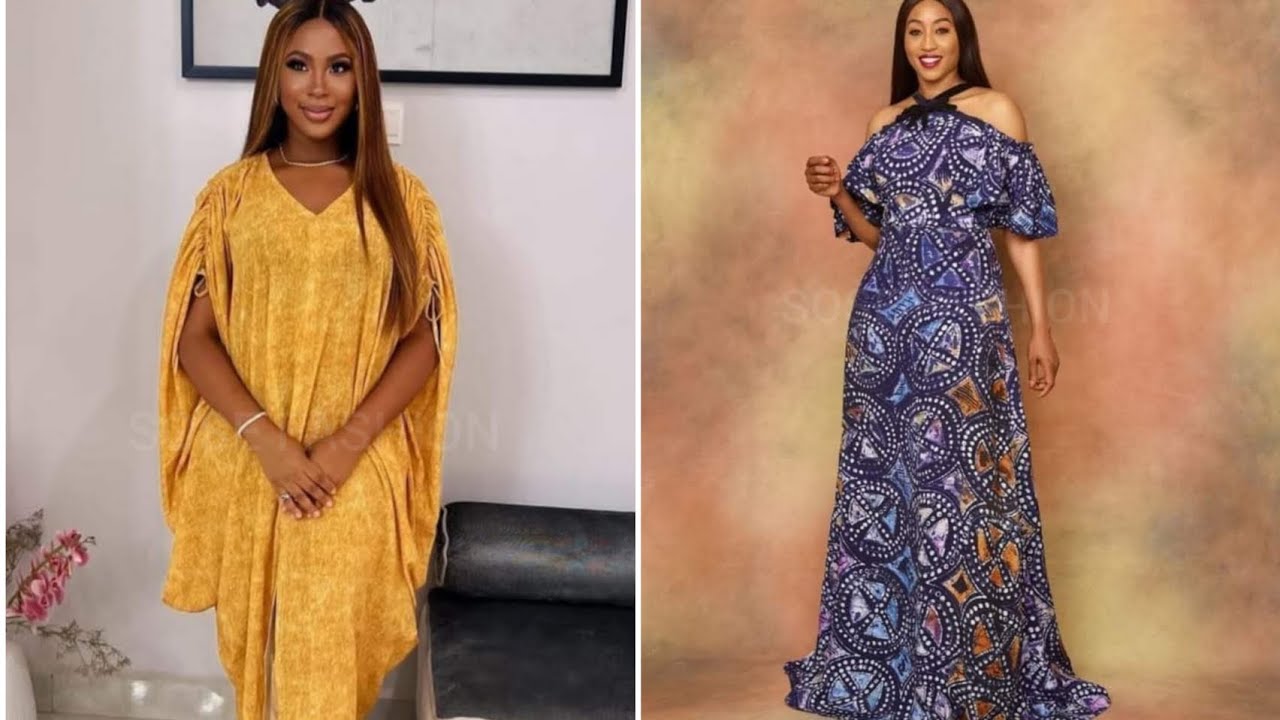 Trendy Lace Boubou/Bubu Gown Style||Beautiful Maxi/Kaftan Dress Style ...
