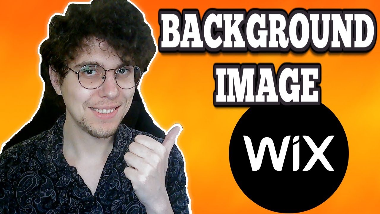 How To Add Background Image In Wix - YouTube