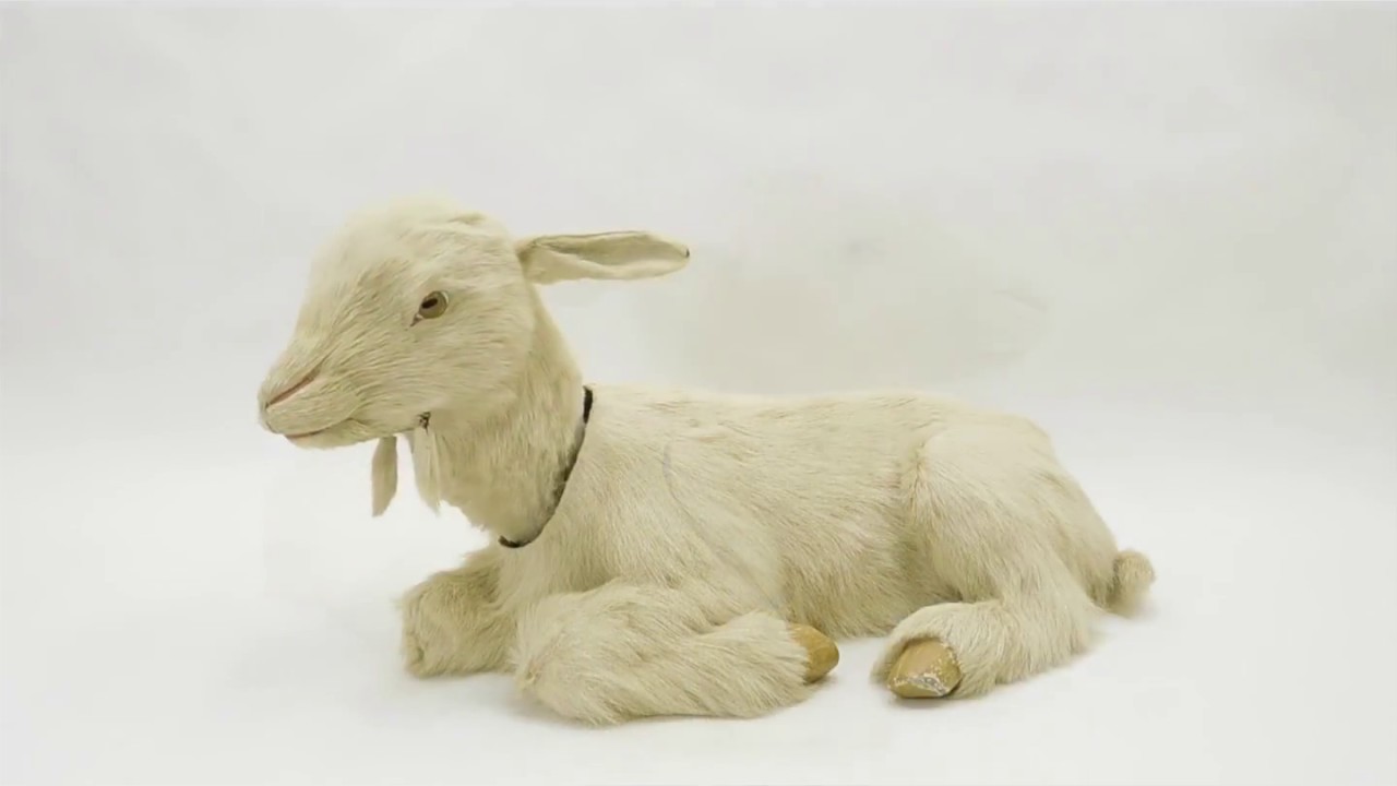 Antique Clockwork Goat Nodder Automaton - YouTube