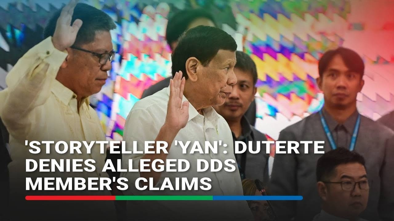 'Storyteller 'yan': Duterte denies alleged DDS member's claims - YouTube