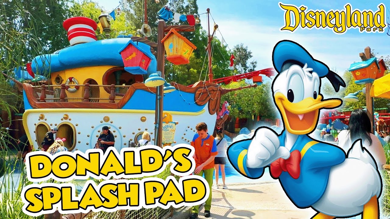 Donald's Duck Pond Water Play Area Finally Opens to Guests at Mickey's Toontown in Disneyland ...