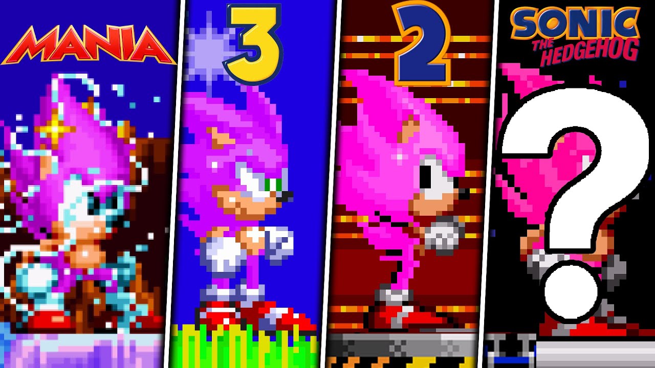 EVOLUTION OF MIRACLE SUPER SONIC FORMS MODS - SONIC CLASSIC GAMES ...