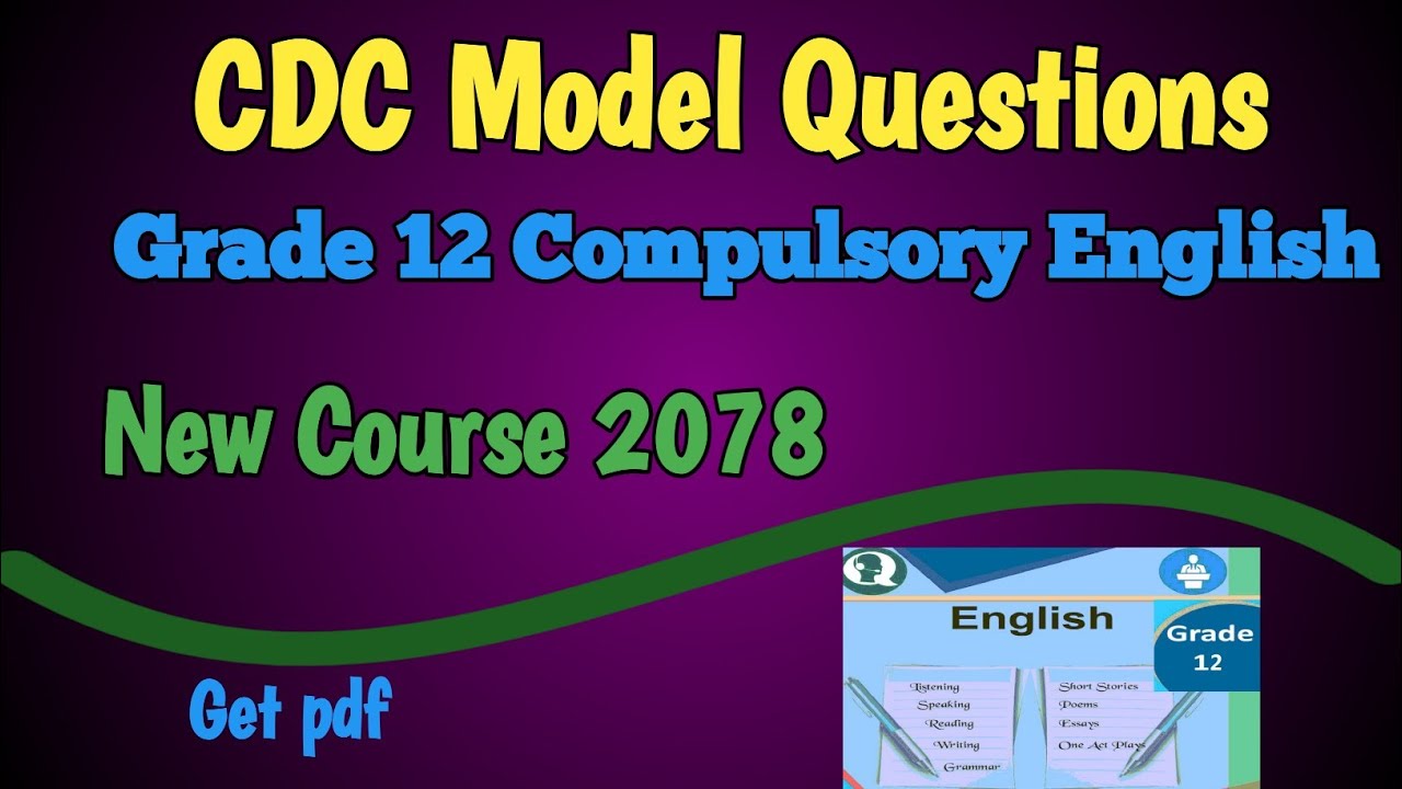 Grade 12 English Model Questions/New Course 2078/Teach Nepal - YouTube