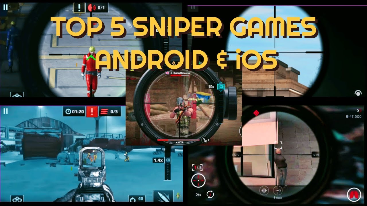 Top 5 SNIPER Games For Android and iOS (PART 1) 2023 | HD Graphics ...
