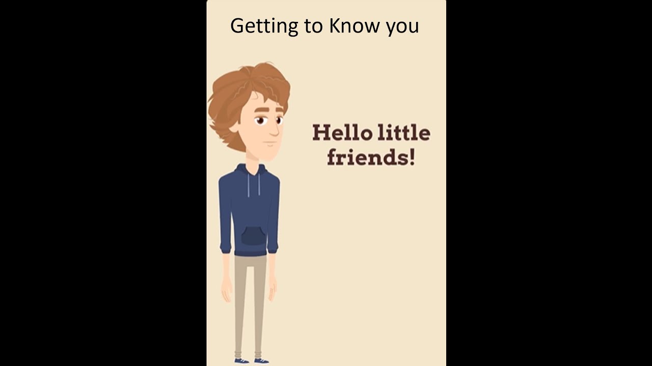 Getting to know you. - YouTube