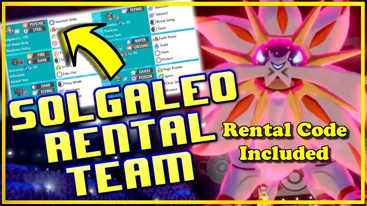 Solgaleo Rental Team! Series 8 VGC 2021 Pokemon Sword and Shield ...