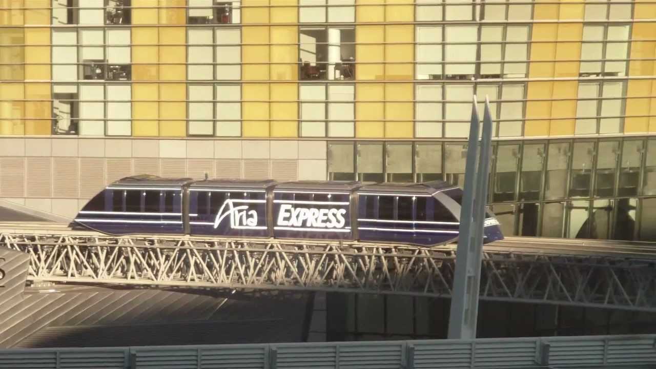 Vegas Aria, Vdara & Crystals City Center Tram #10 - YouTube