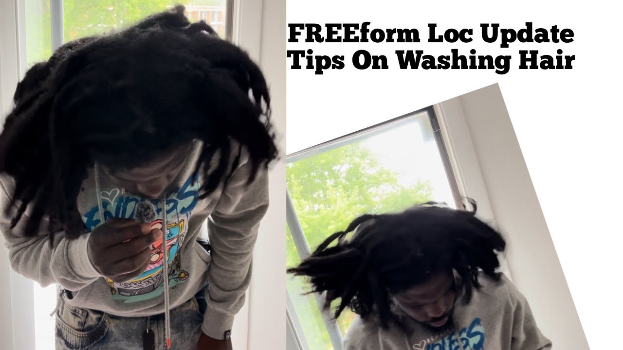 FREEform Loc Update Tips On Washing Locs - YouTube