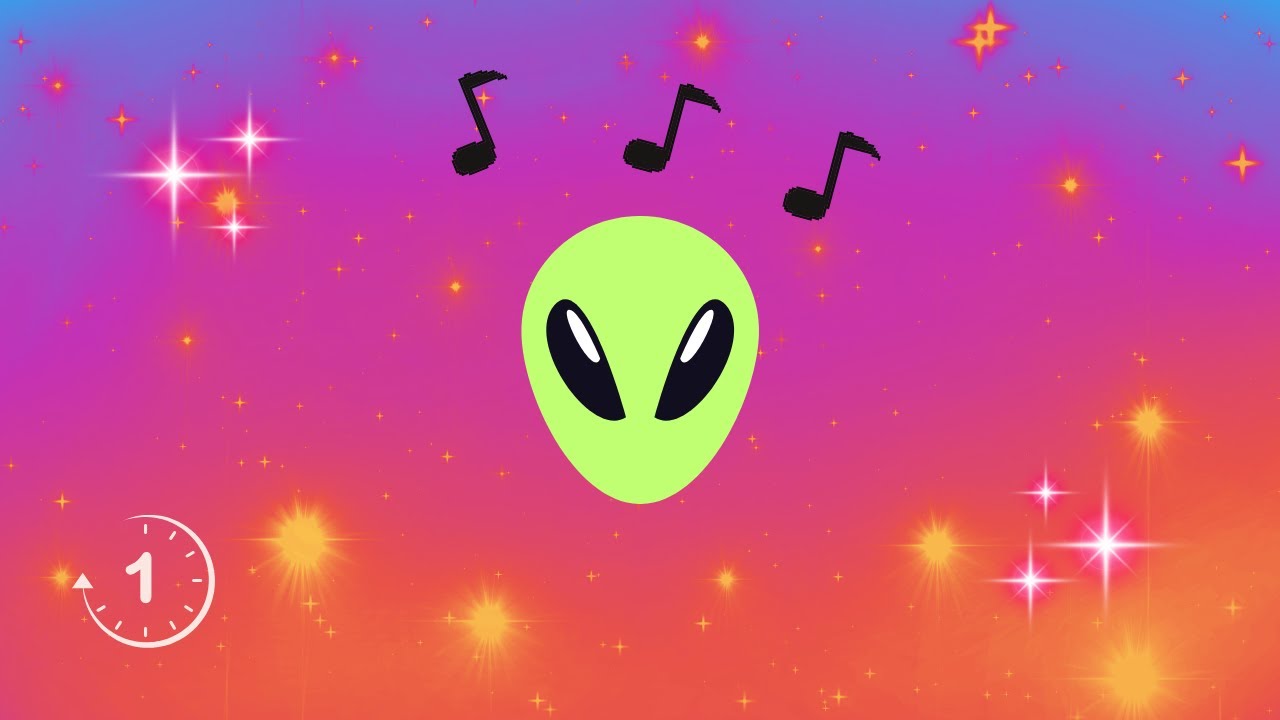 Alien Head Bop | 1 Hour Rainbow Loop with 8-Bit Chill Music - YouTube
