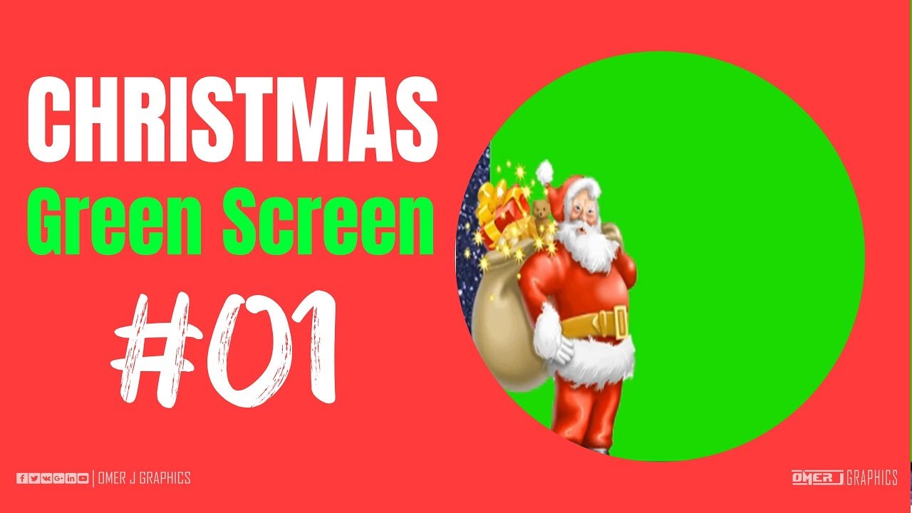CHRISTMAS GREEN SCREEN 01 | CHRISTMAS ANIMATED BORDERS | Free Download ...
