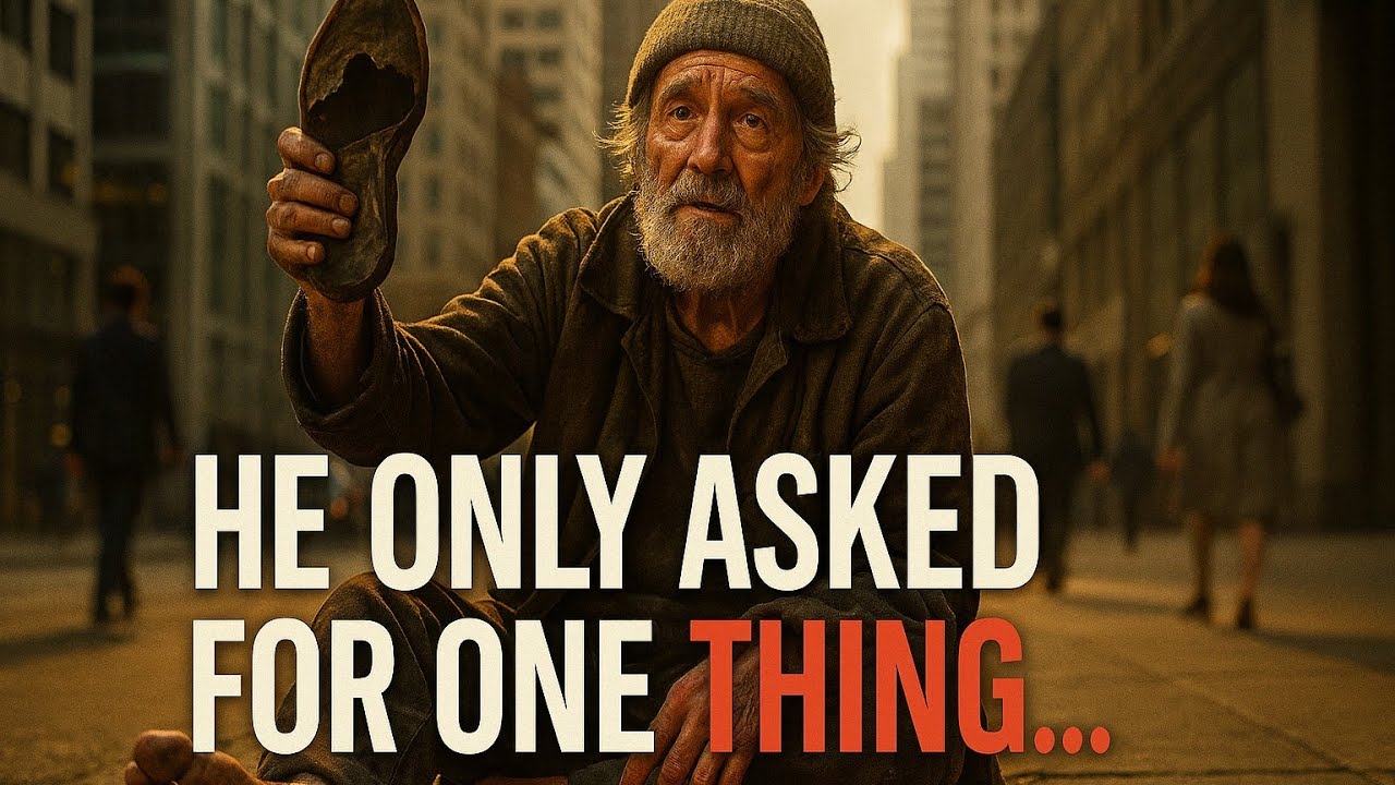 "Homeless Man With Broken Shoe Shares a Life-Changing Message | True ...