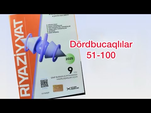 Güvən 9-cu sinif riyaziyyat 2025-2026✅ Dördbucaqlılar\