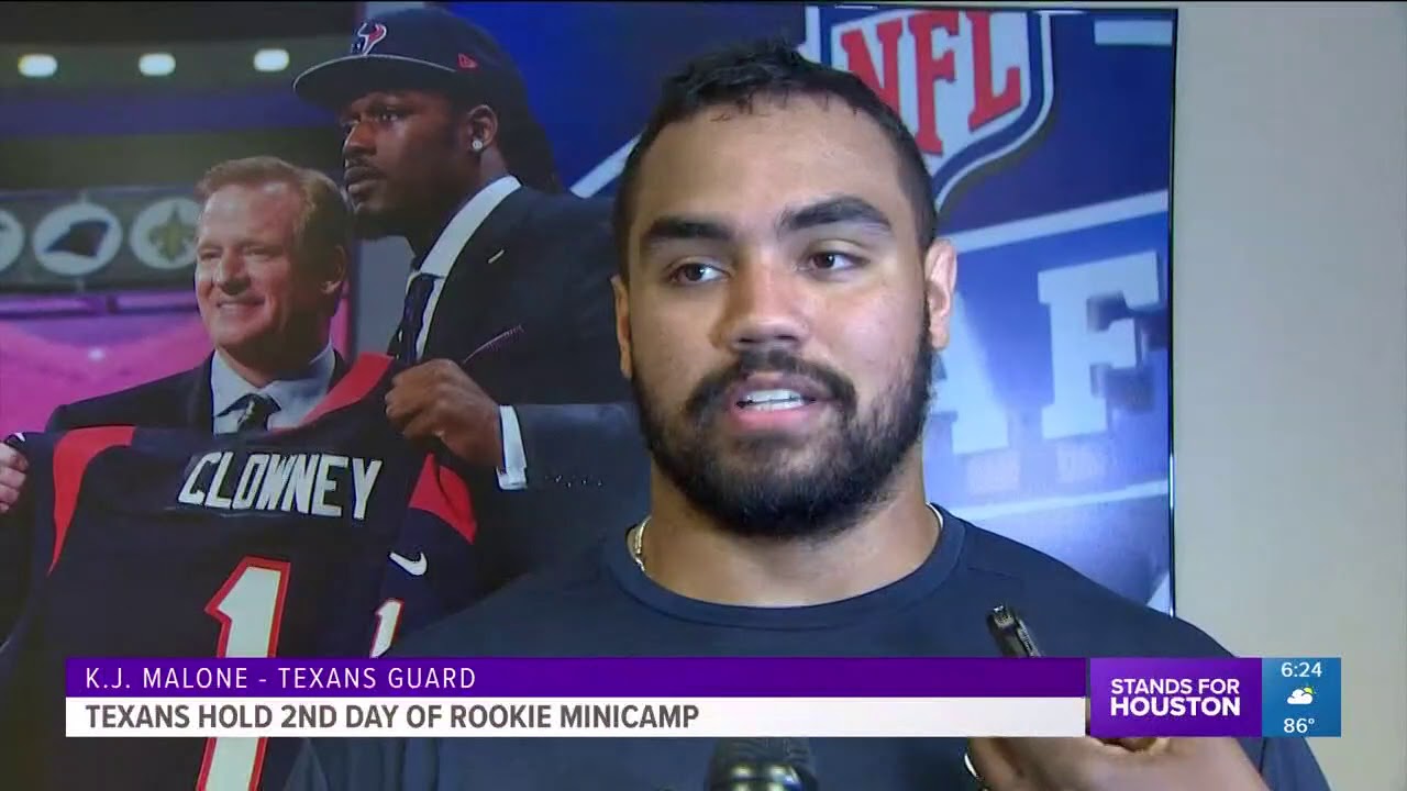 Texans hold second day of rookie minicamp - YouTube
