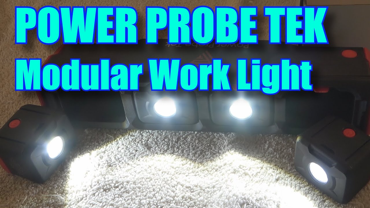 Unboxing the Power Probe Tek Modular Work Light PMWL1000 - YouTube