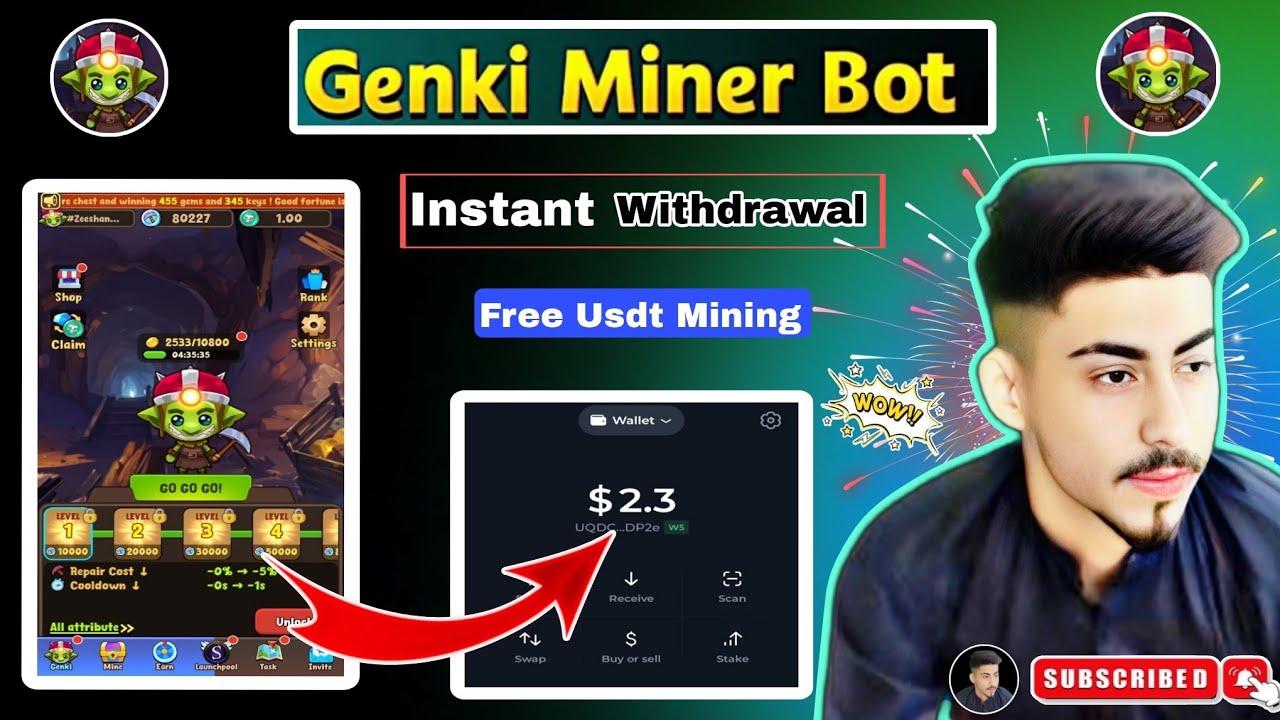 Genki Miner Bot || Genki Miner Bot real Or Fake || Genki Miner Bot ...
