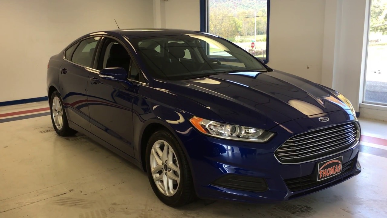 2015 Ford Fusion - Blue - #ZB102474 - YouTube