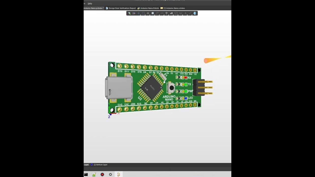 [Altium Project] Arduino Nano Clone #altiumdesigner #arduino #altium #arduinoproject - YouTube